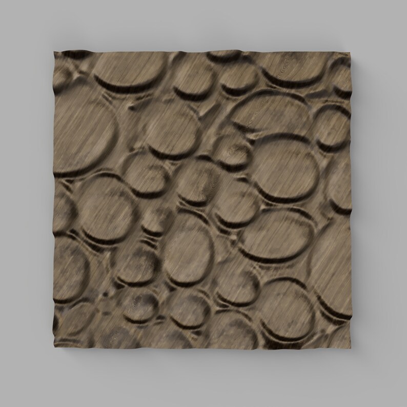 CNC File for Wood 3d STL Wall Panel Decor Wavy Waves Model - Etsy