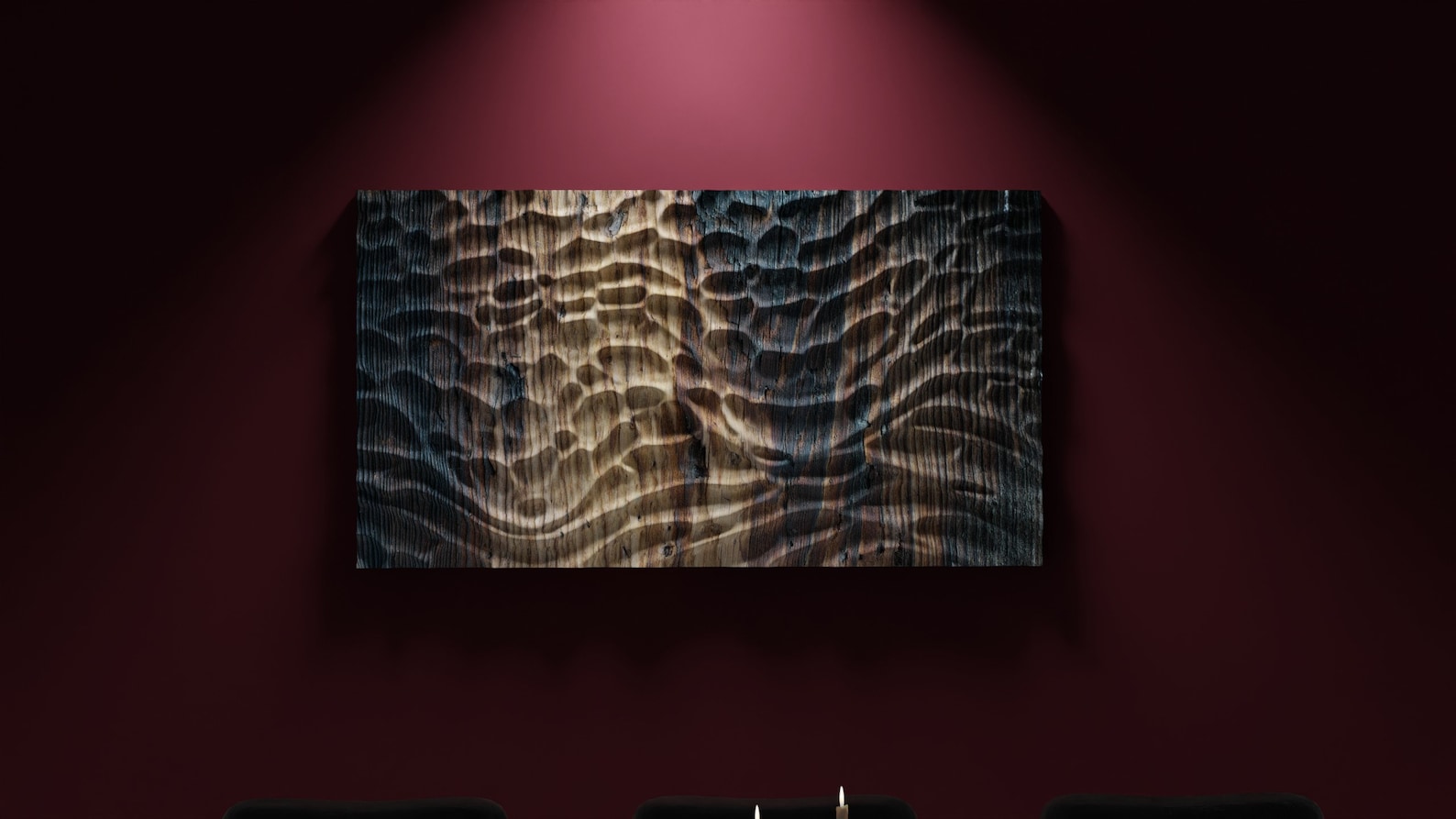 CNC File for Wood, 3d STL, Wall Panel Decor, Wavy Waves Voronoi Model ...