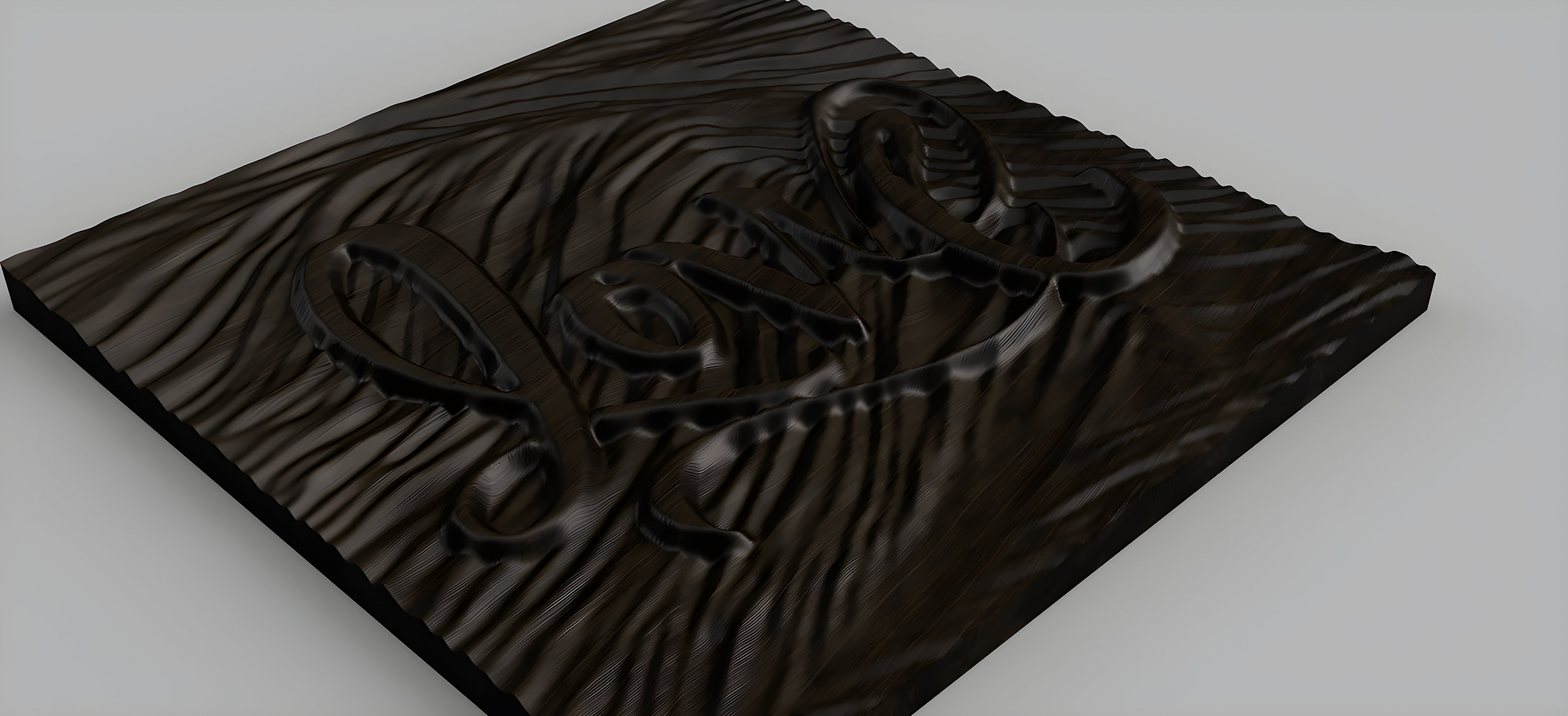 CNC File for Wood, 3d STL, Wall Panel Decor, Wavy Waves Model for ...