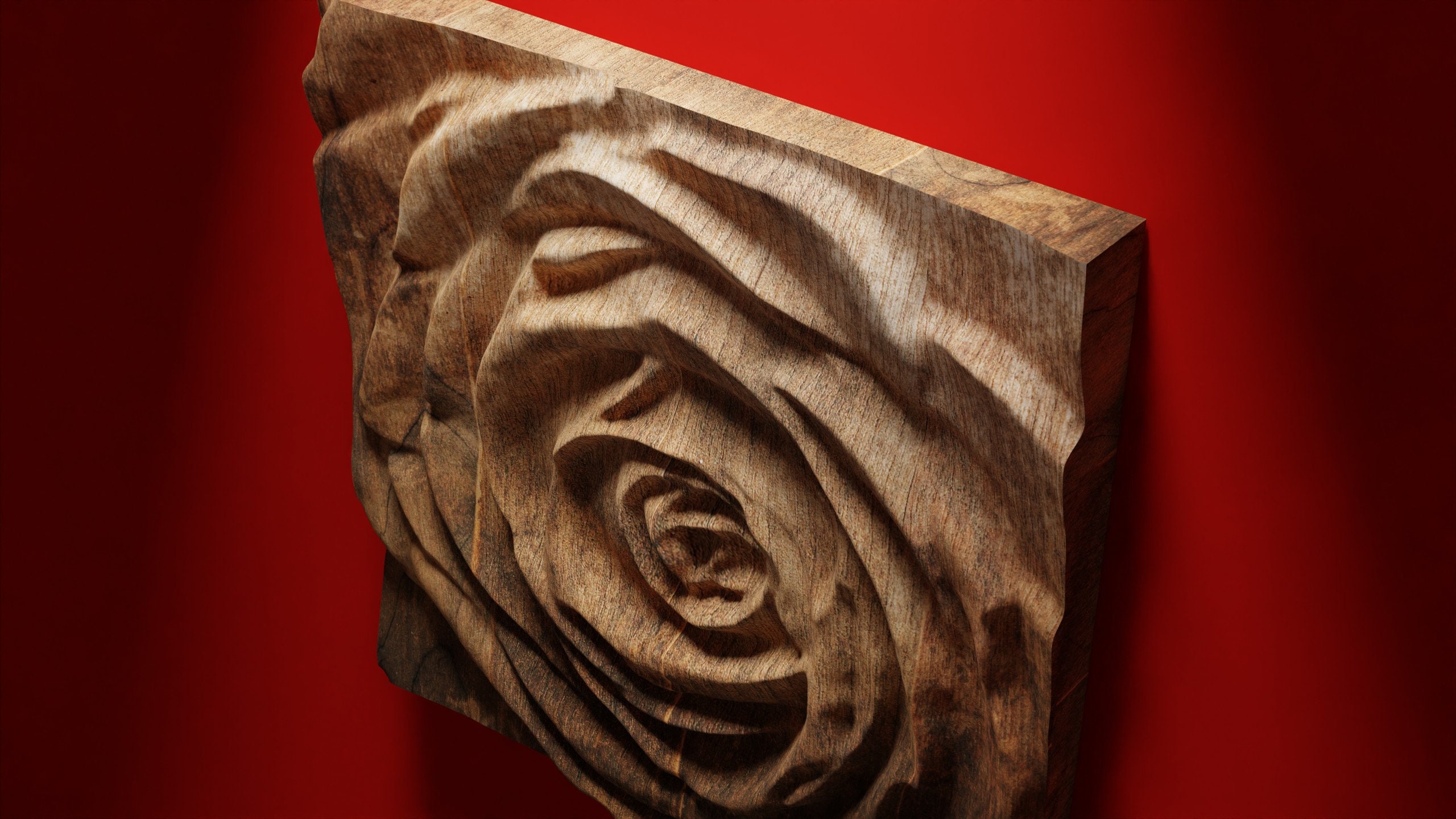 Beautiful 3D Rose Panel for CNC Carving, STL File, Wall Decor - Etsy