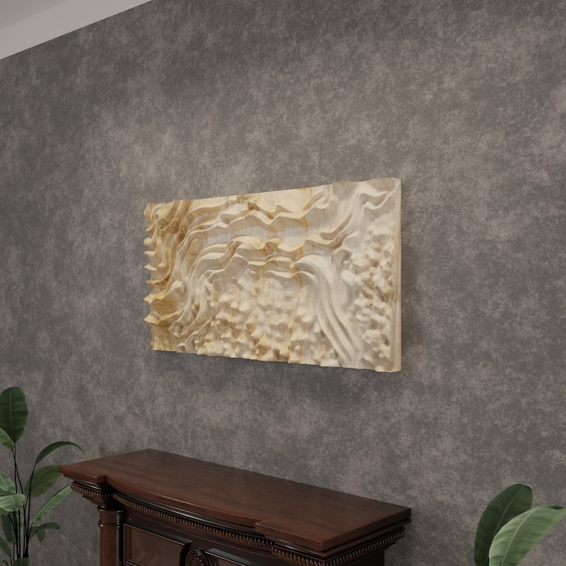 Unique CNC Wall Art, STL File, 3D Panel for CNC Carving, Wall Decor ...