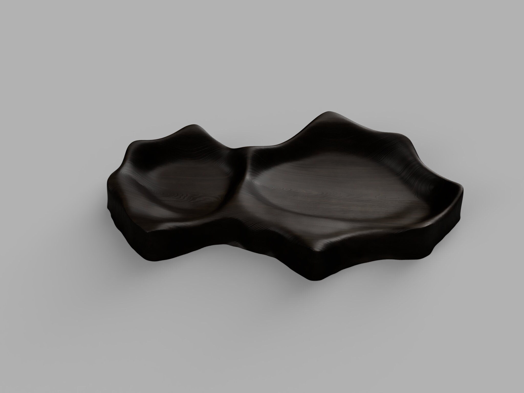 Organic Tray Platter Dish, 3d STL File for CNC - Etsy
