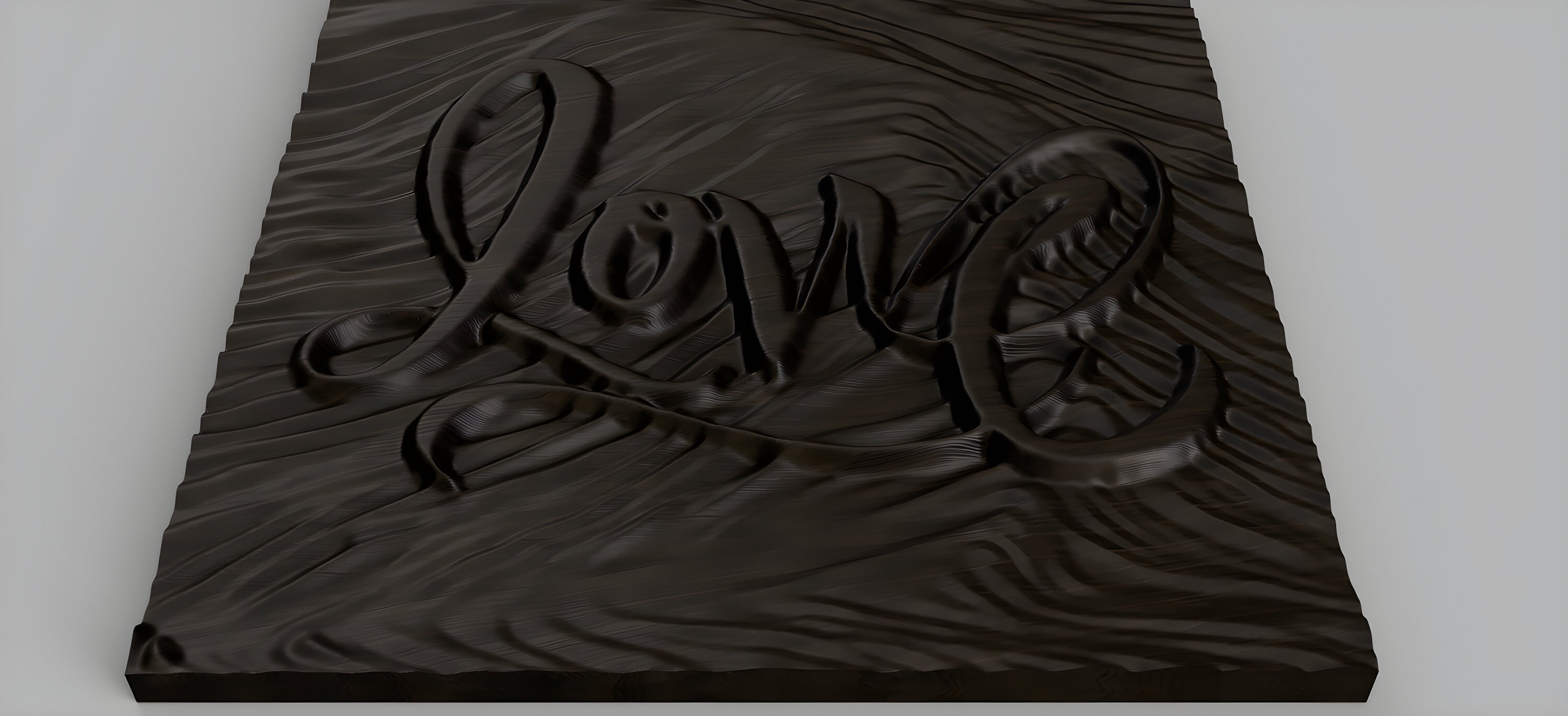 CNC File for Wood, 3d STL, Wall Panel Decor, Wavy Waves Model for ...