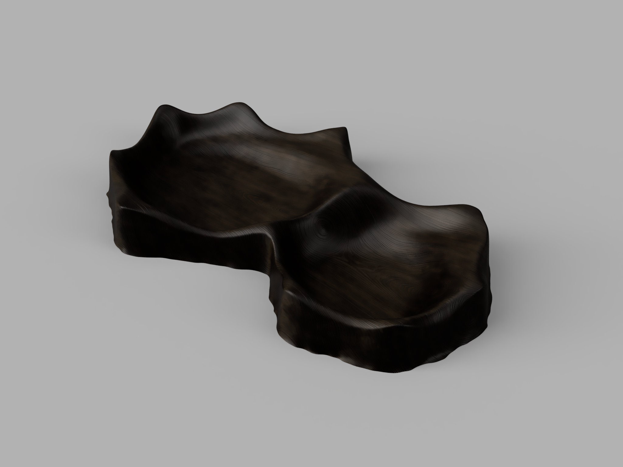 Organic Tray Platter Dish, 3d STL File for CNC - Etsy