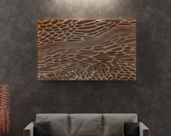 CNC File for Wood, 3d STL, Wall Panel Decor, Wavy Waves Model for ...