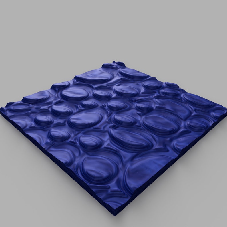 CNC File for Wood 3d STL Wall Panel Decor Wavy Waves Model - Etsy