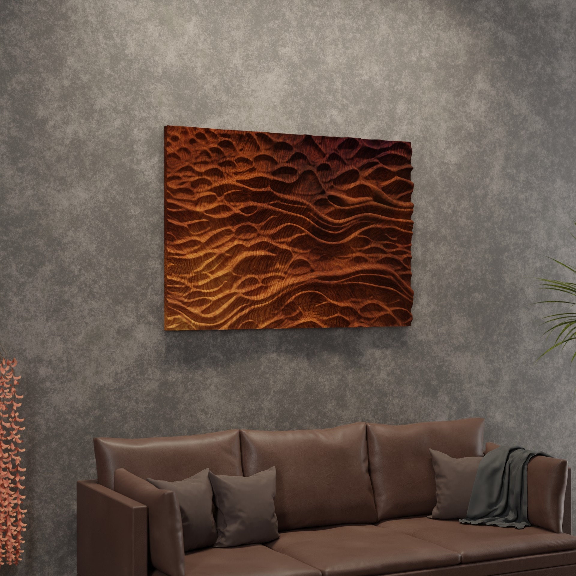 3d STL File, Abstract Wall Panel Decor, Wavy Model for CNC Carving - Etsy