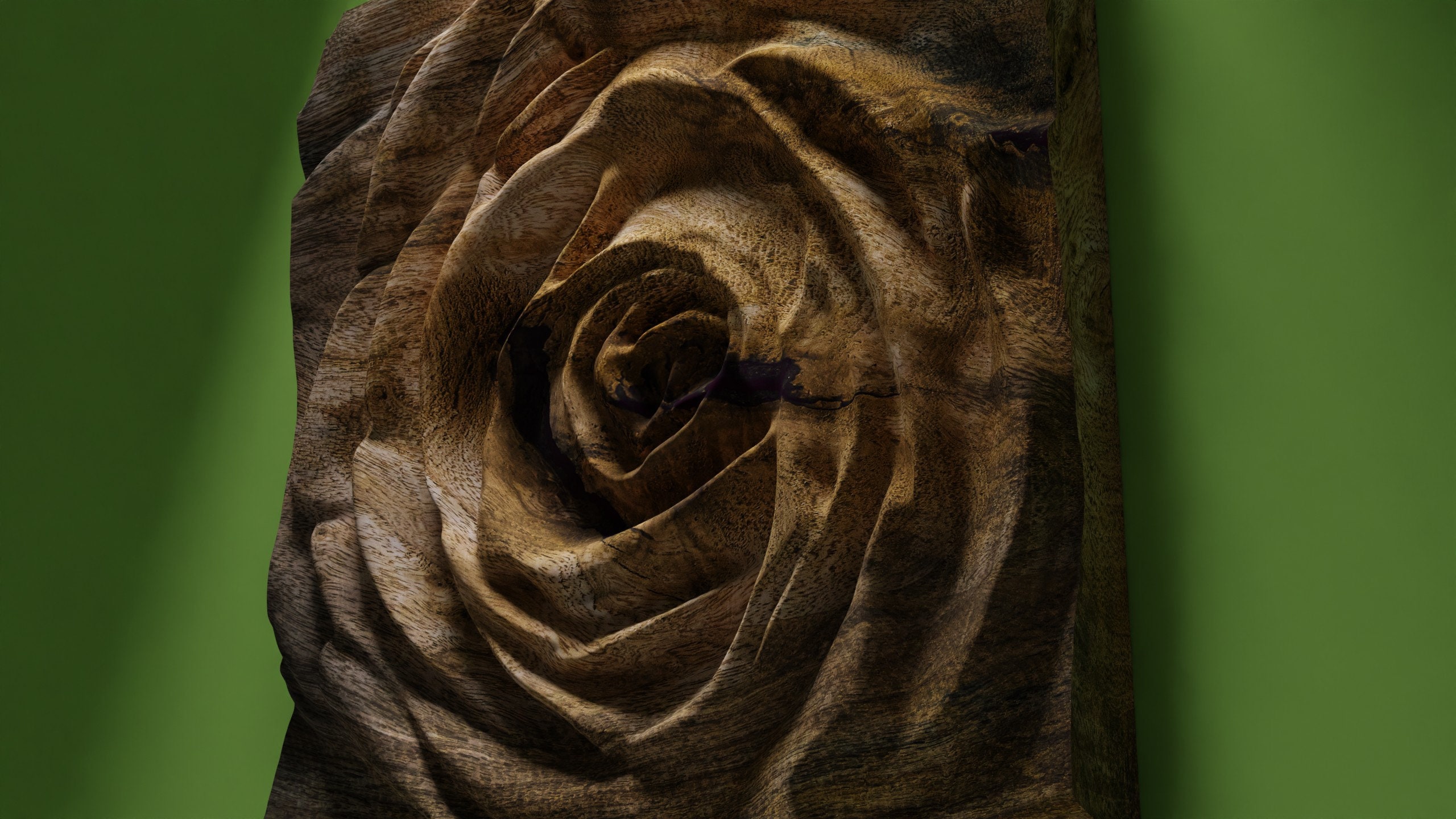 Beautiful 3D Rose Panel for CNC Carving, STL File, Wall Decor - Etsy