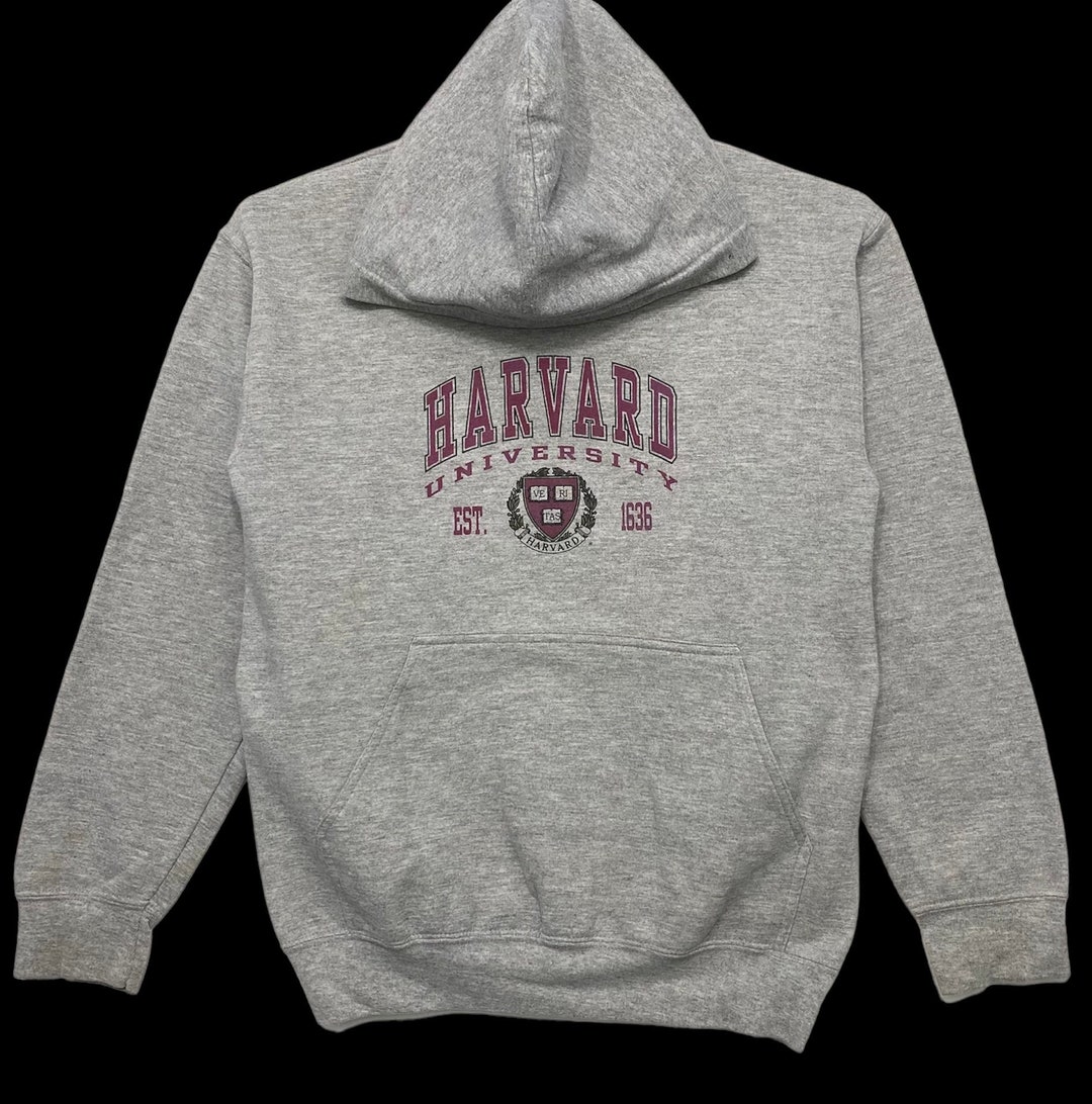 Vintage Harvard University Hooded Small Size - Etsy