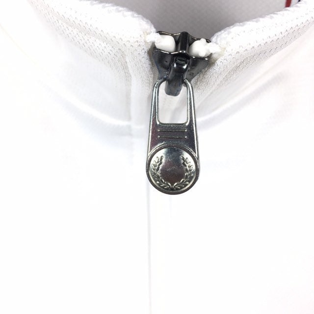 90s Fred Perry Embroidery Logo Zipper Jacket Made in Japan Tag Small ...