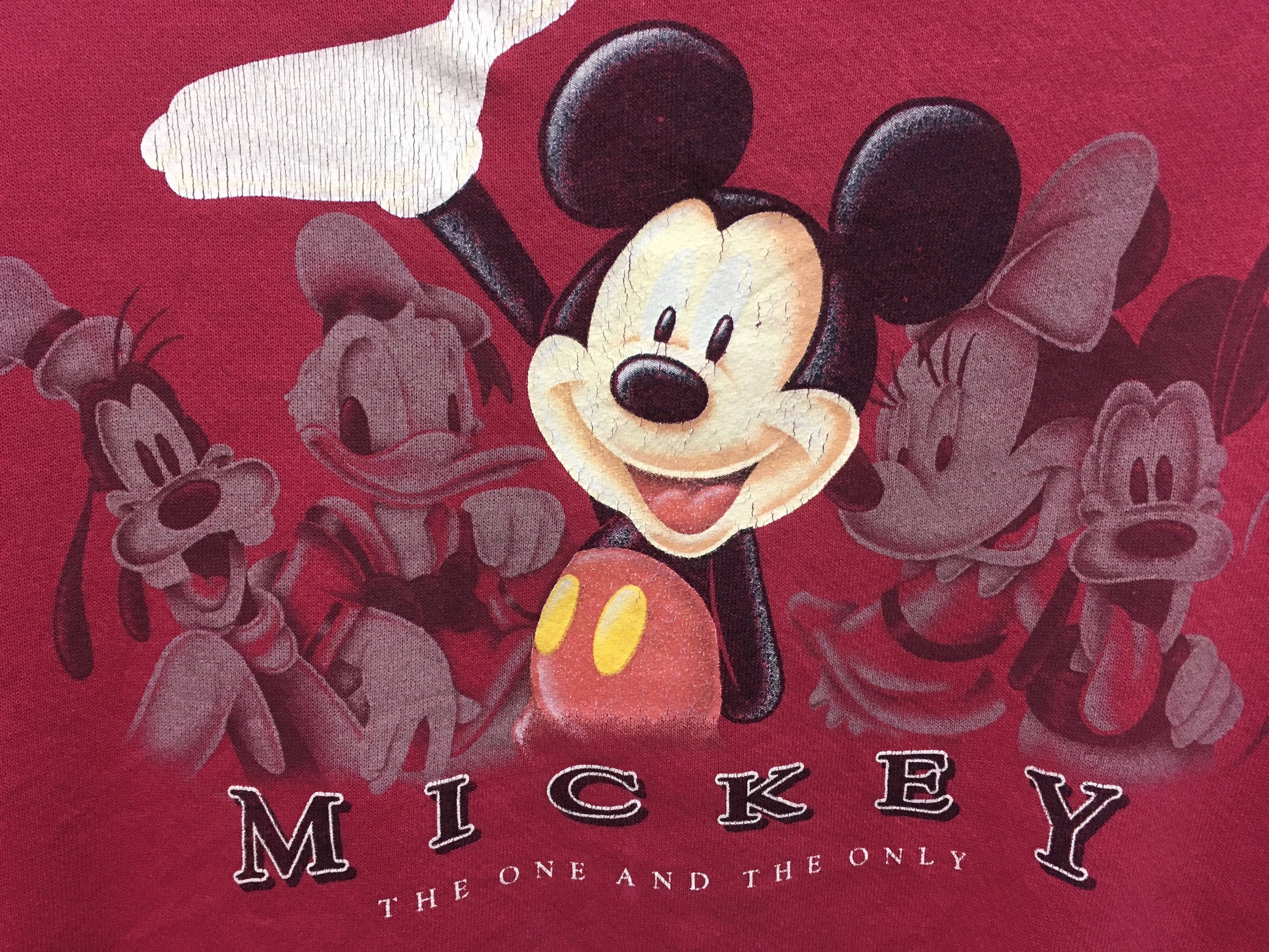 Vintage Mickey Mouse and the Gang Walt Disney Crewneck Big Logo ...