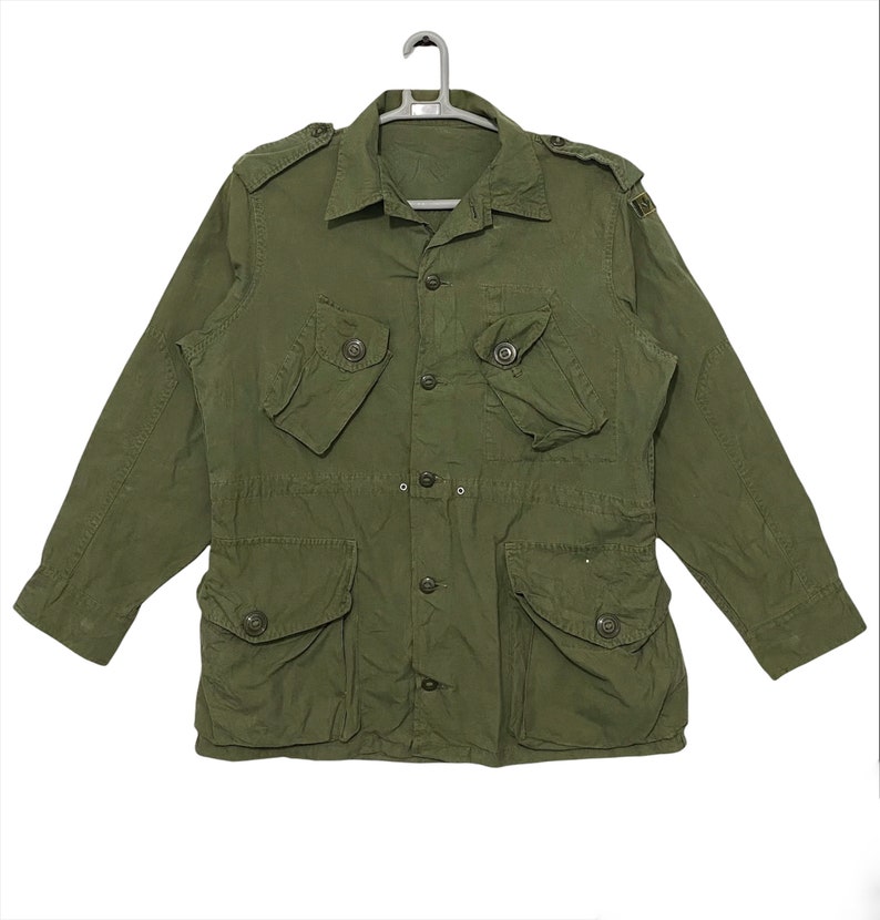 Vintage 80s Canadian Army Combat Jacket - Etsy