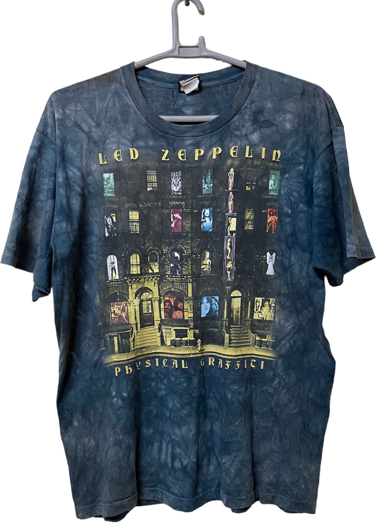 Rare Vintage Led Zeppelin Tye Dye Tee Shirt XL Size Tye Dye Colour - Etsy