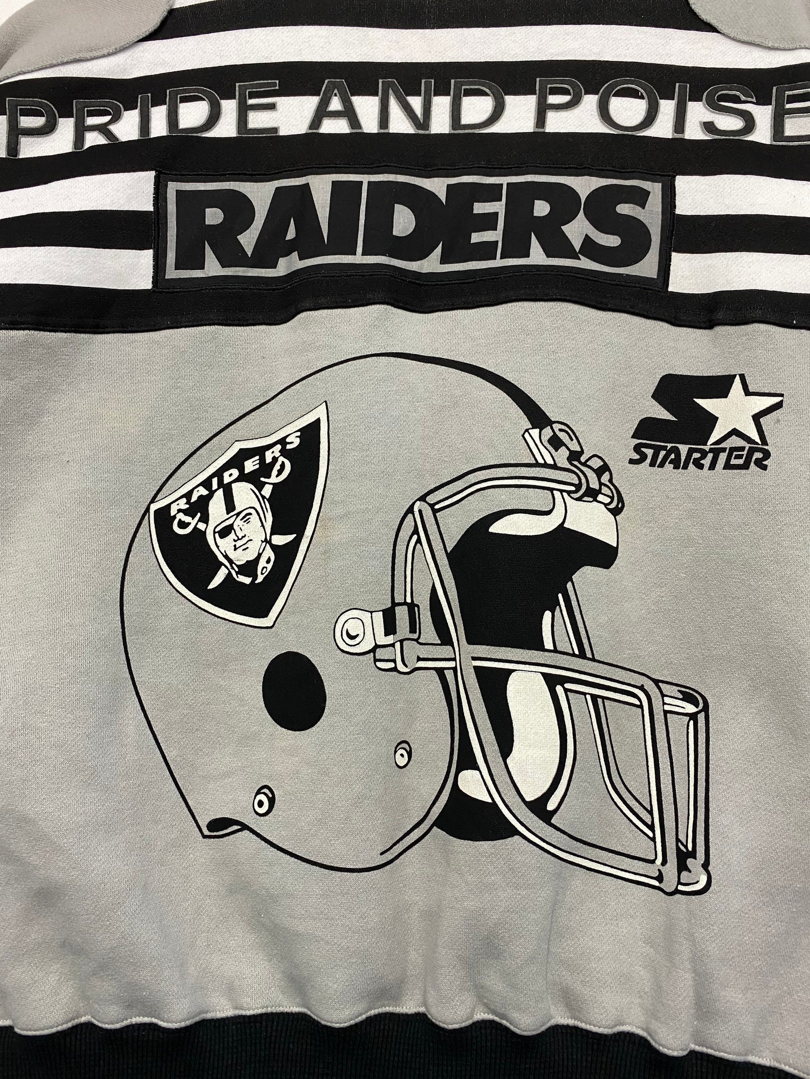Vintage Rare 90s Los Angeles Raiders Pride and Poise Raiders by Starter ...