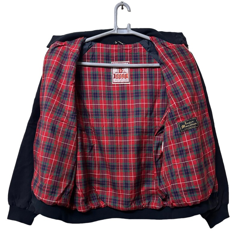 Rare Vintage 80s G9 Baracuta Harrington Wool Jacket Made in England Black Colour Medium Size - Etsy