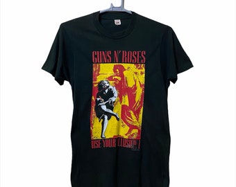 Vintage 1991 Gun N Roses Rock T Shirt Used Your Illusion Vintage 1991 Gun N Roses Rock T Shirt Used Your Illusion