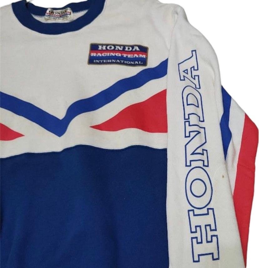 Vintage Honda Racing Team Big Logo Sweatshirts M Size - Etsy