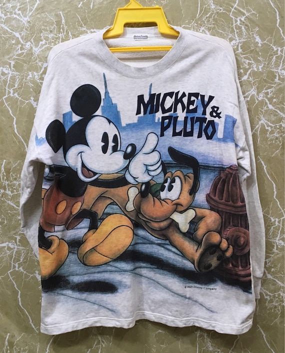 Mickey Mouse and pluto walt disney sweatshirt L size - Gem