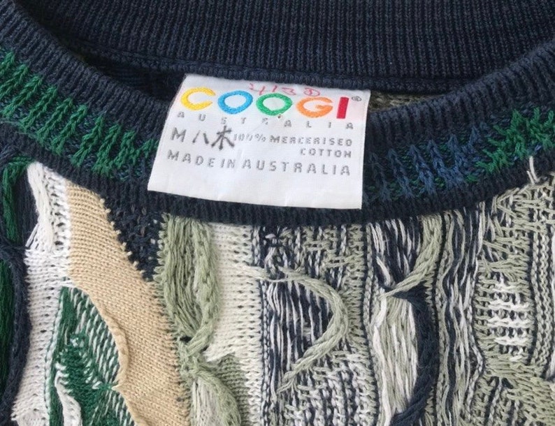 Vintage 90s Hip Hop Authentic COOGI AUSTRALIA Knit Sweater Long Sleeve ...