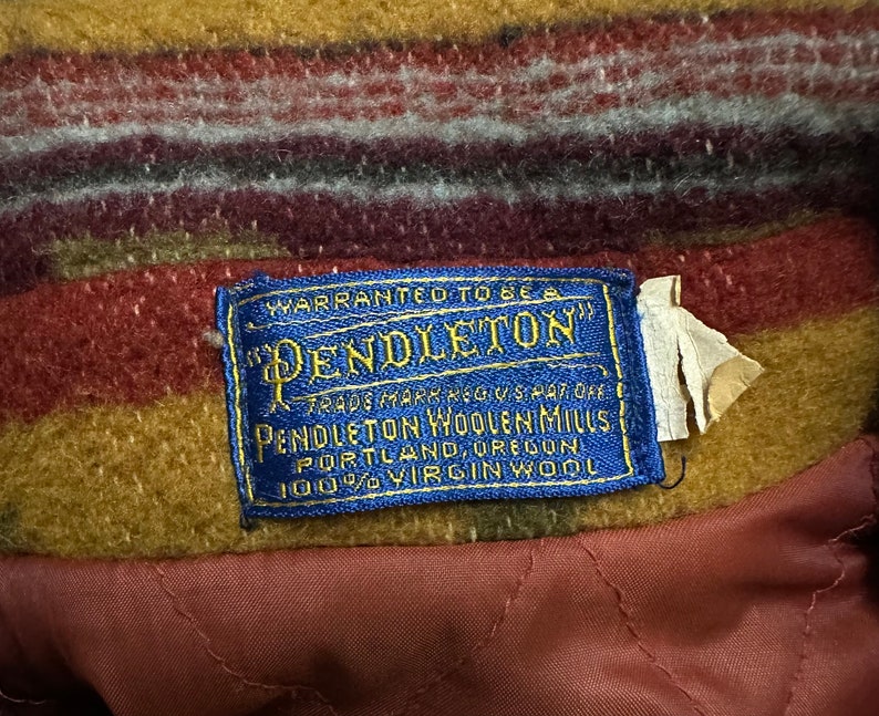 Vintage 70s Pendleton Native Wool Aztec Navajo Mexico Blanket Jacket - Etsy