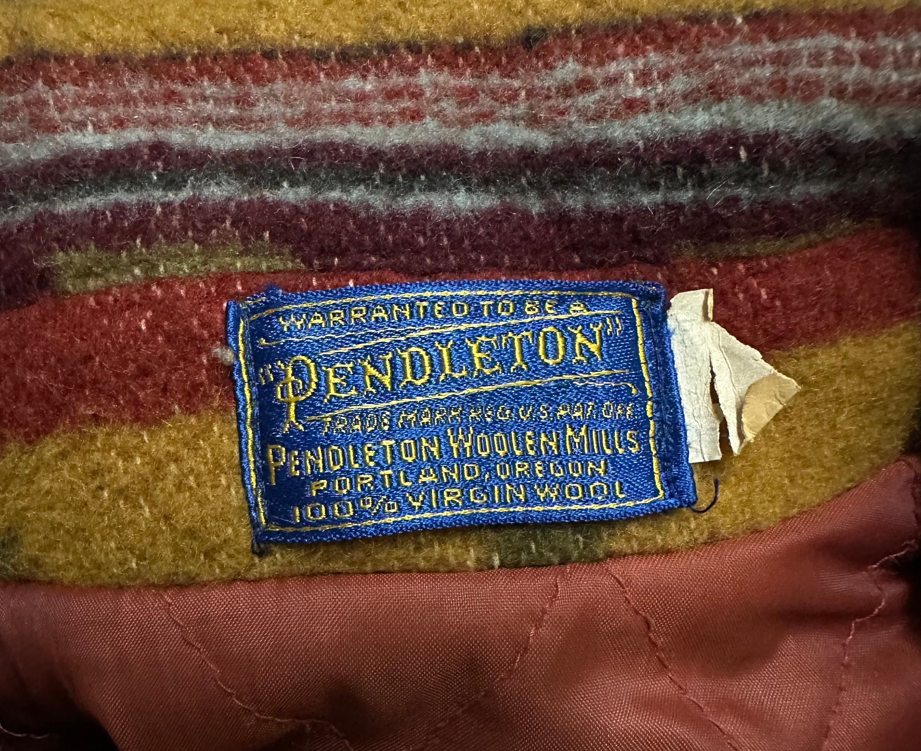 Vintage 70s Pendleton Native Wool Aztec Navajo Mexico Blanket Jacket - Etsy