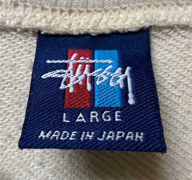 Vintage Stussy Small Logo Checkers Sweatshirts L Size - Etsy