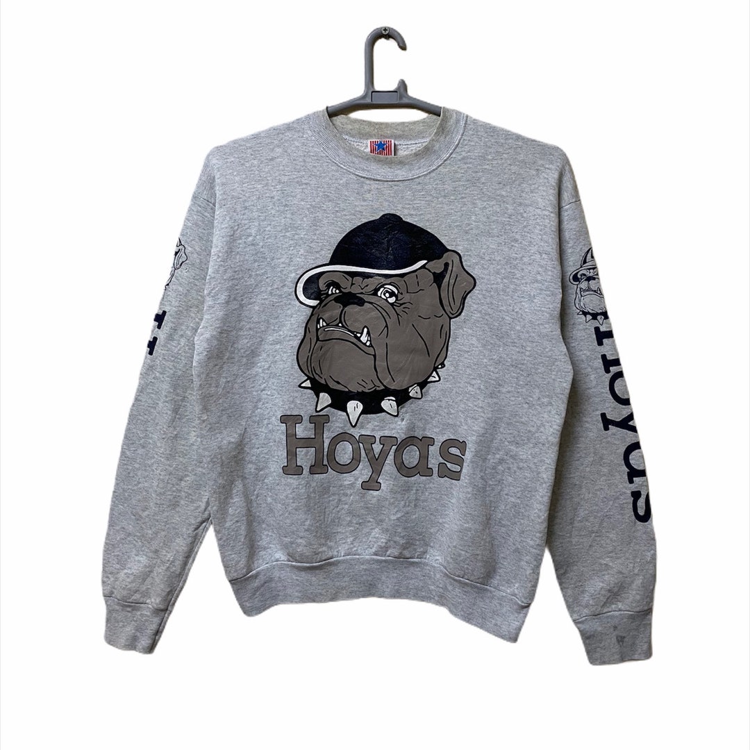 Vintage 80s Georgetown University Sweatshirt / Georgetown University ...