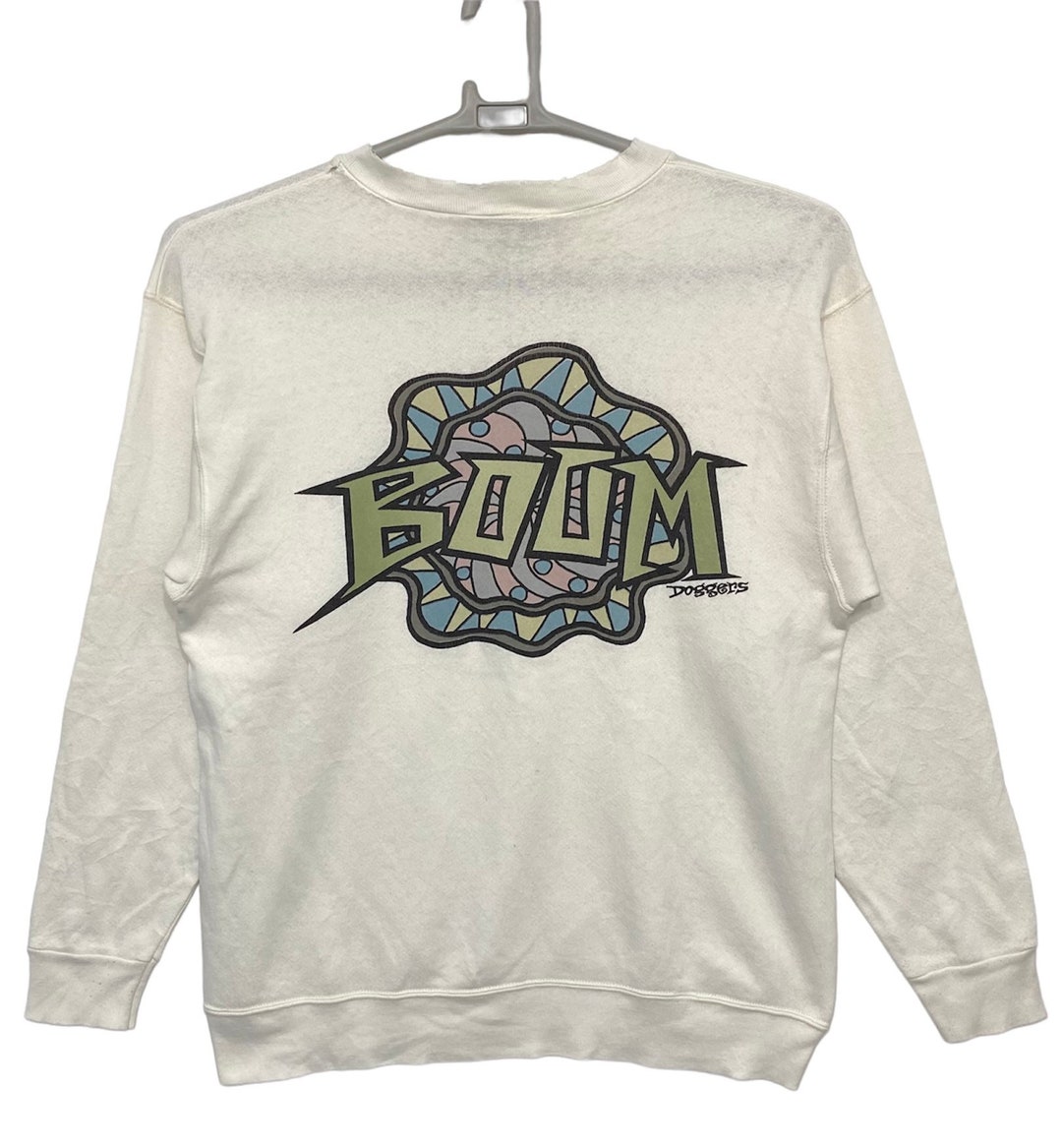 Vintage 80s Boom Doggers Surf Surfing Usa Skateboard Pullover ...