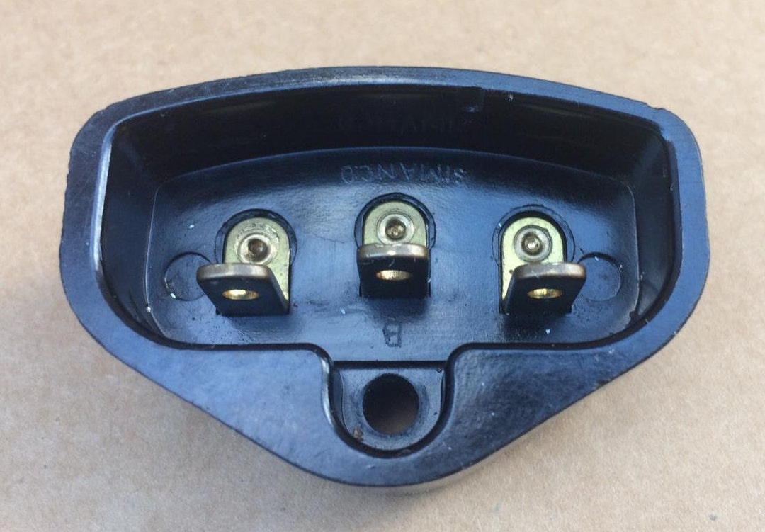 Singer 222K Featherweight Sewing Machine 3 Pin Female Bakelite Plug ...