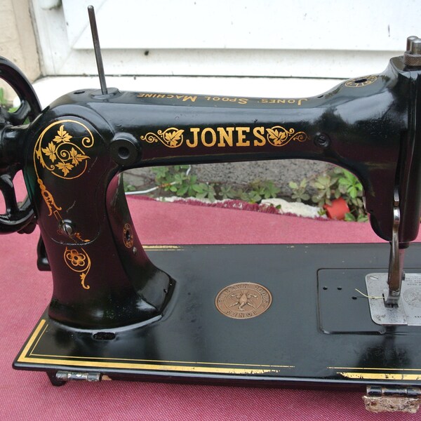 Antique Jones Sewing Machine - Etsy