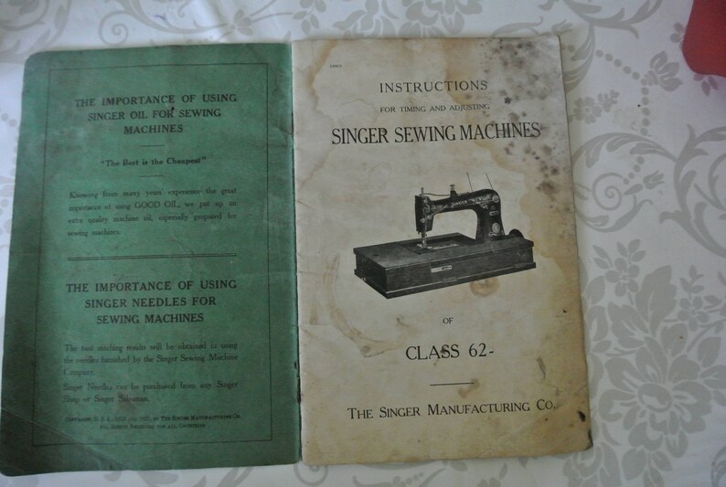Instructions for Timing and Adjusting Singer Sewing Machines | Etsy