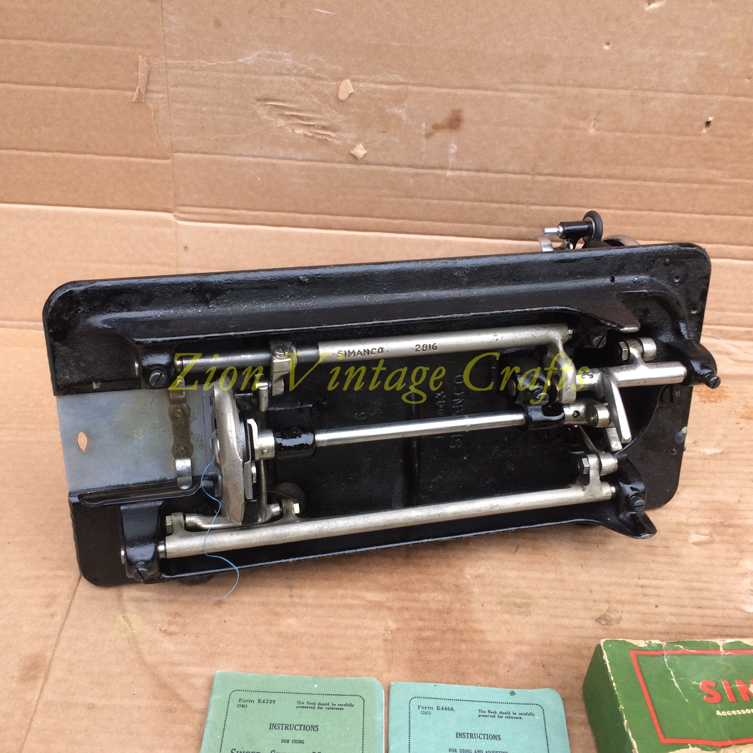 Vintage Singer 15k80 RAF Decals Sewing Machine With - Etsy