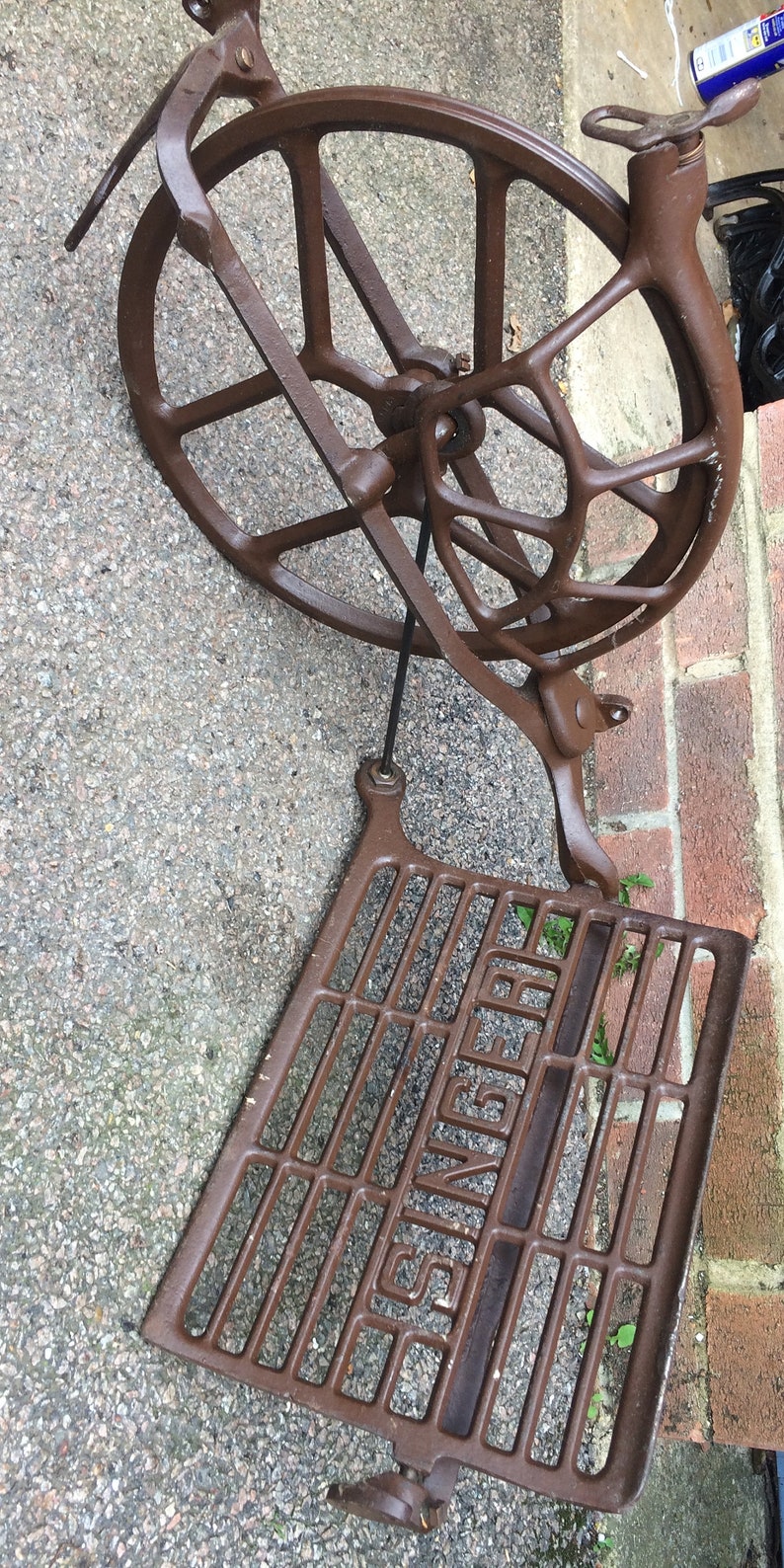 Singer Antique Treadle Sewing Machine Frame | Etsy