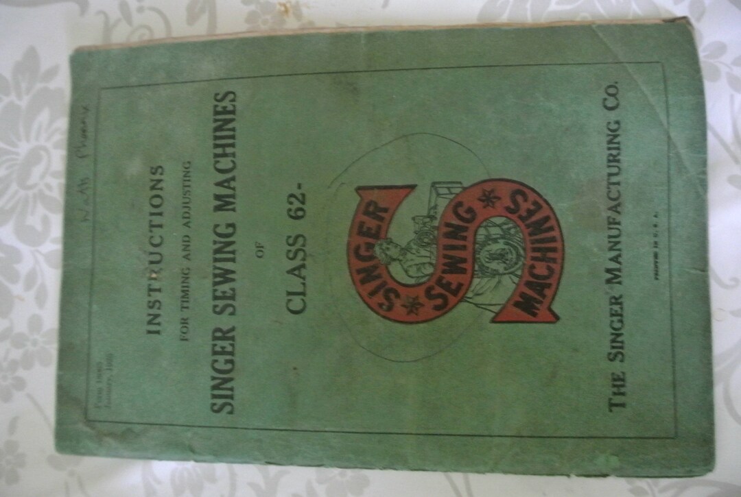 Instructions for Timing and Adjusting Singer Sewing Machines - Etsy