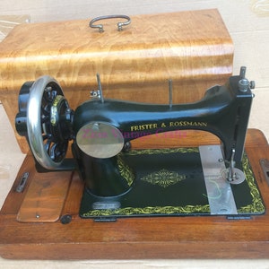 Frister & Rossmann Vibrating Shuttle Hand Crank Sewing Machine - Etsy