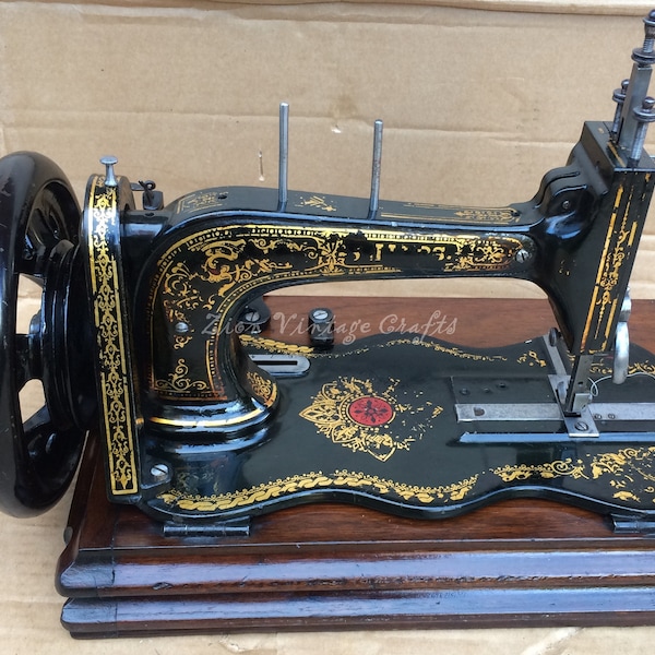 Antique Fiddle Base Sewing Machine - Etsy