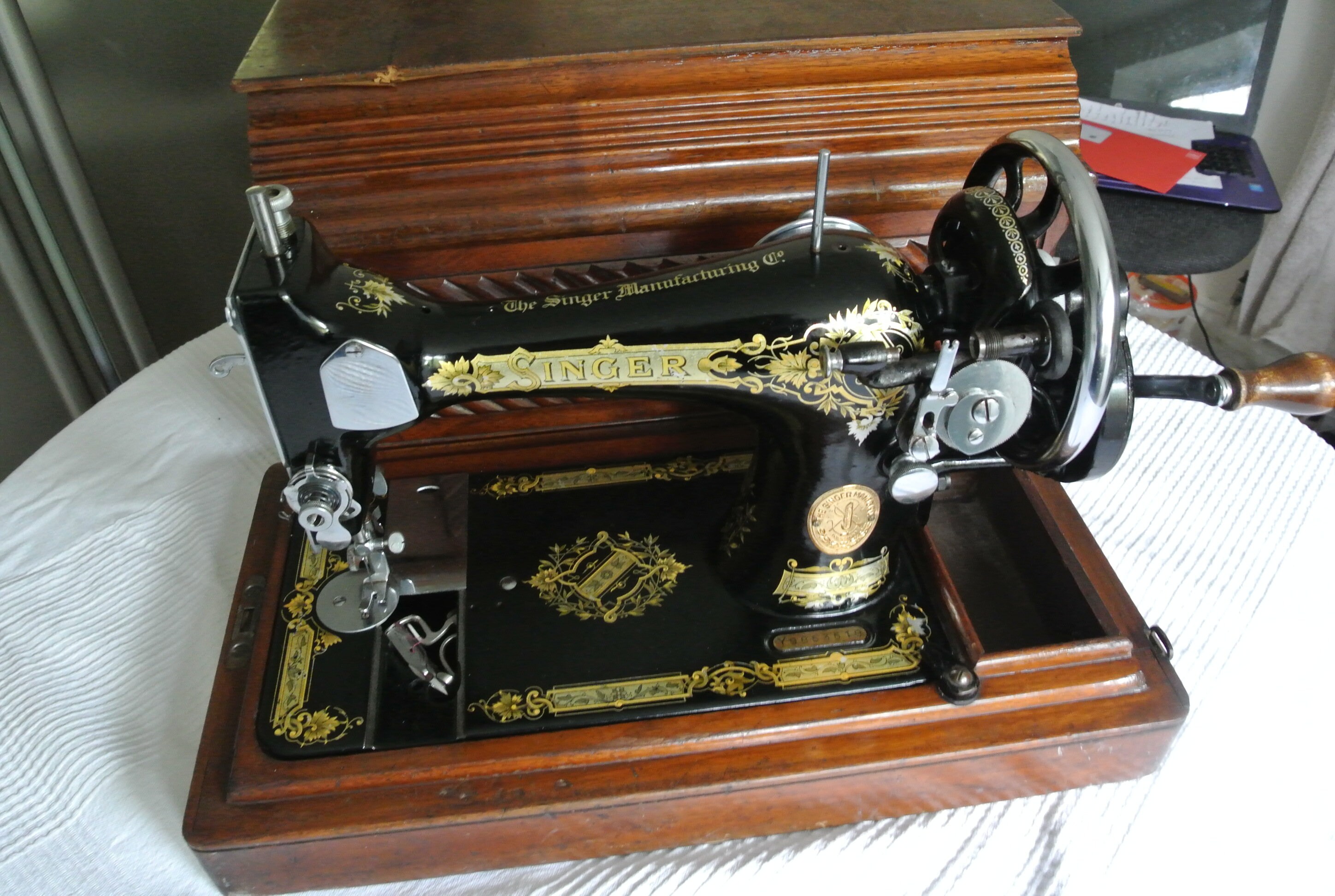 Beautiful Singer 28K Vintage Sewing Machine sewing machine | Etsy