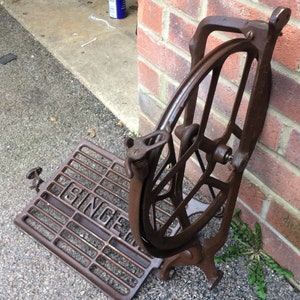 Singer Antique Treadle Sewing Machine Frame - Etsy