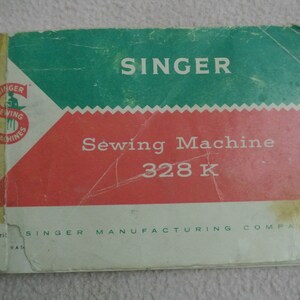 Instruction Manual for Singer 328 Sewing Machines - Etsy