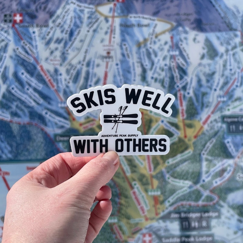 Ski Stickers - Etsy