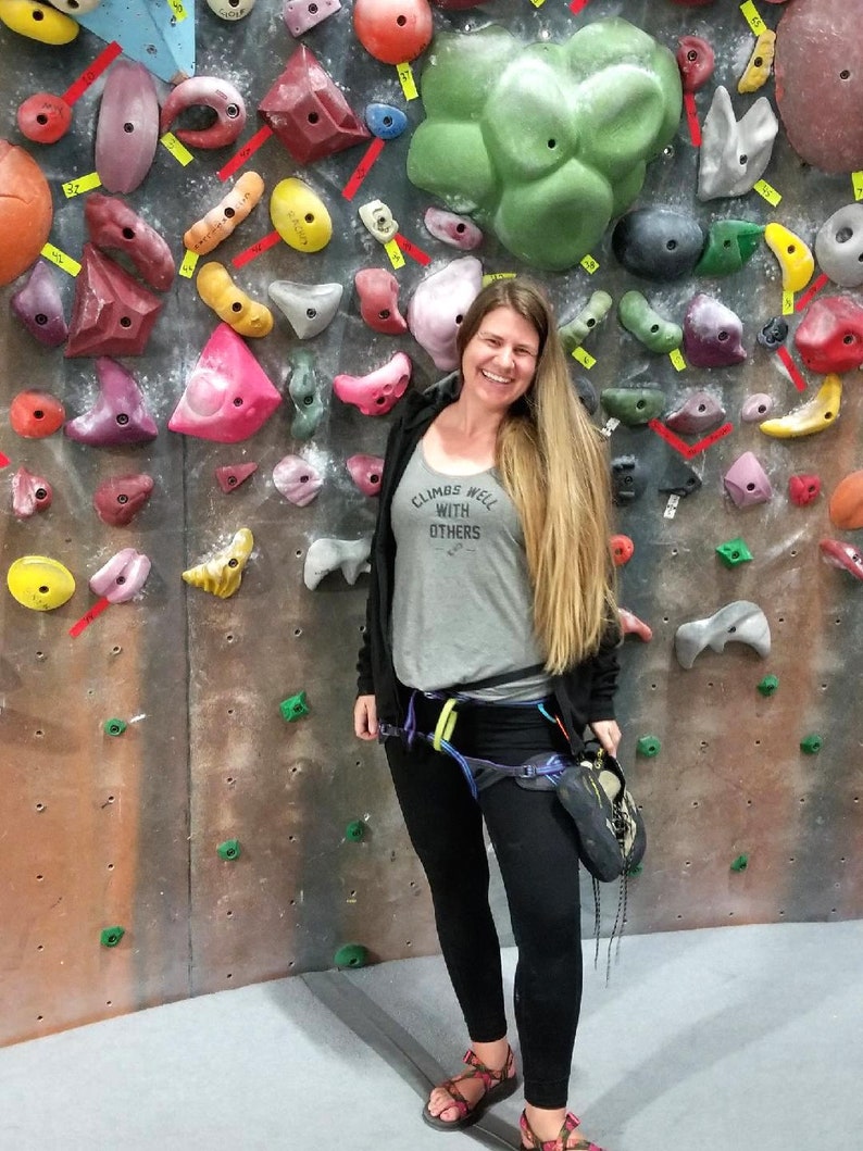 CLIMBS WELL With OTHERS / Rock Climbing Tank / Mountain Tank ...