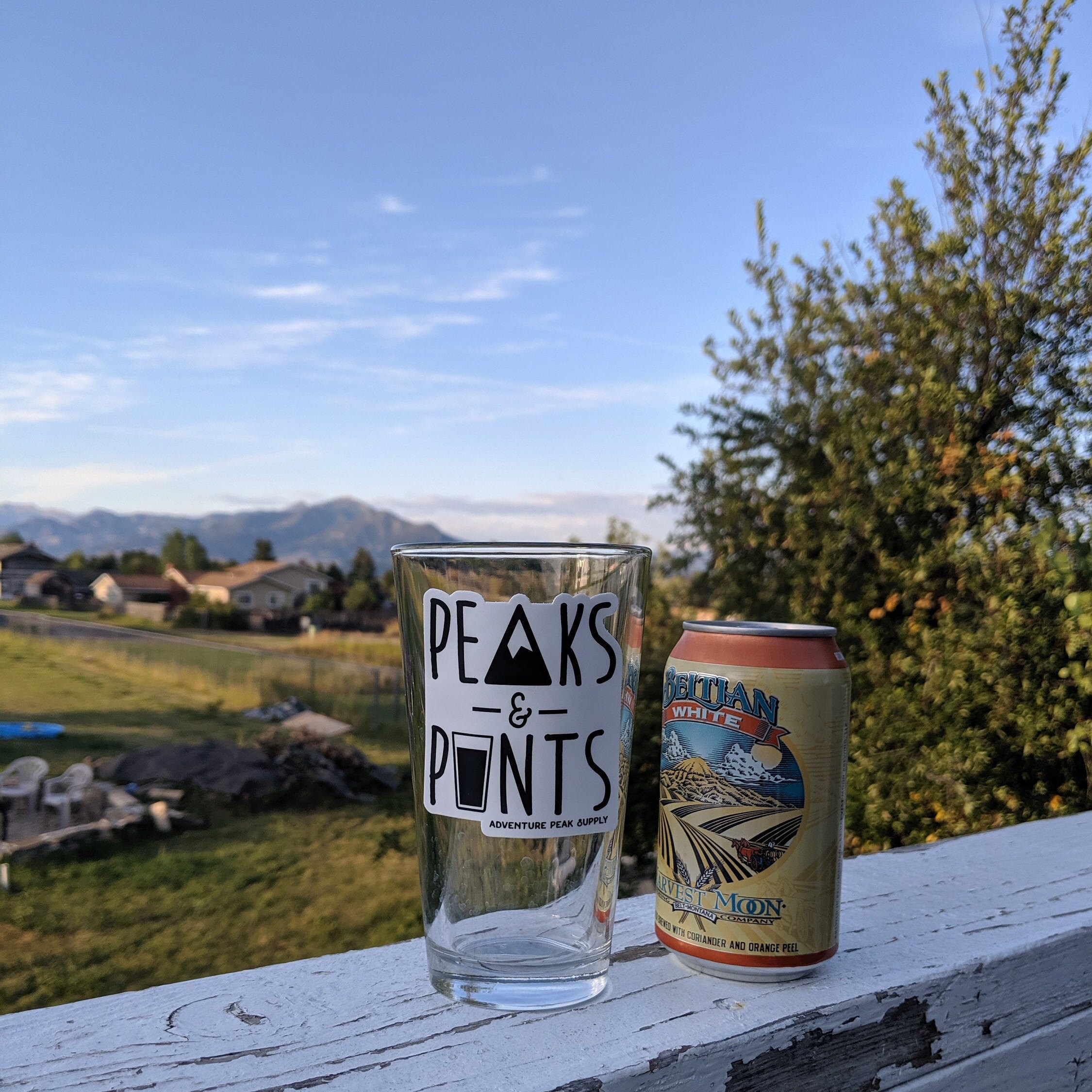 Peaks and Pints Funny Hiking Sticker Vinyl Waterproof - Etsy