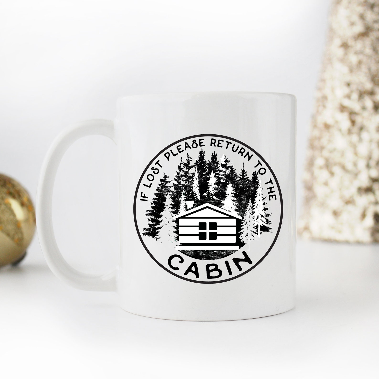 Free Personalization Cabin Coffee Mug Custom Mug A-frame | Etsy