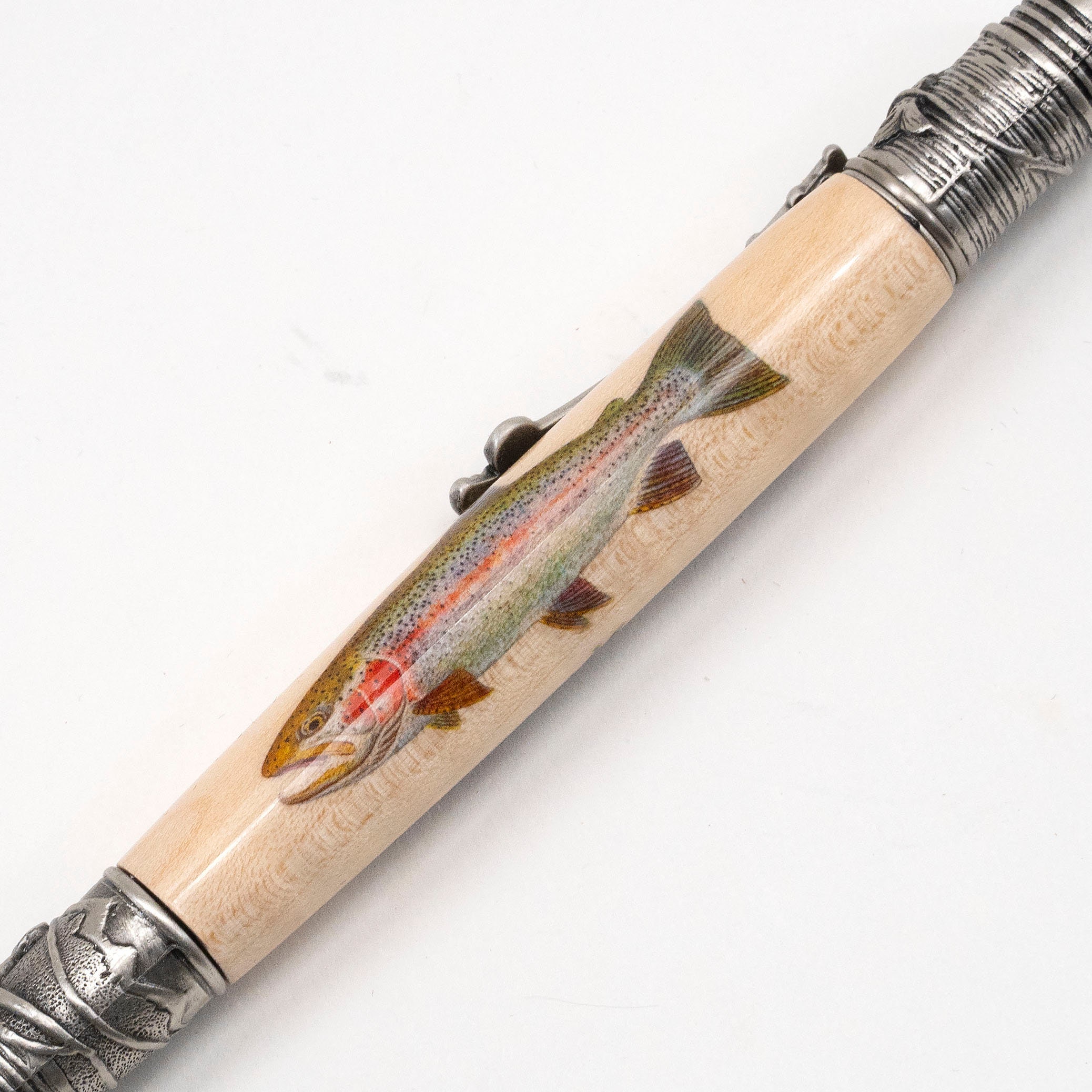 Fly Fishing Curly Maple Trout Ballpoint Gift Pen - Etsy