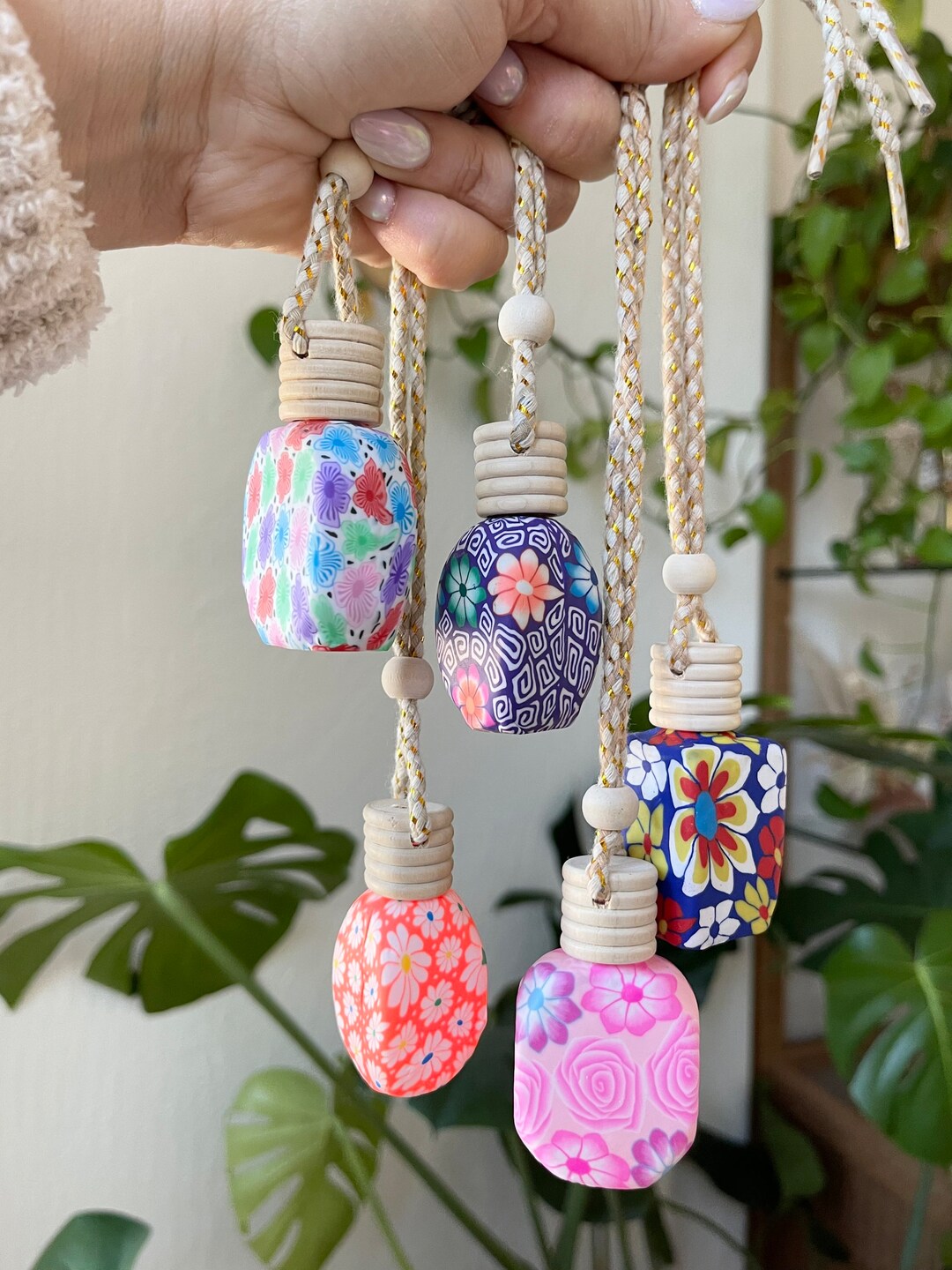 Essential Oil Diffuser Bottles Diffuser Car Diffuser Polymer Clay ...