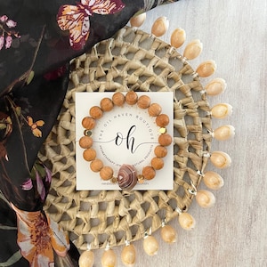 Botswana Agate ~ Diffuser Bracelet ~ Essential Oil Diffuser ~ Gemstone ...