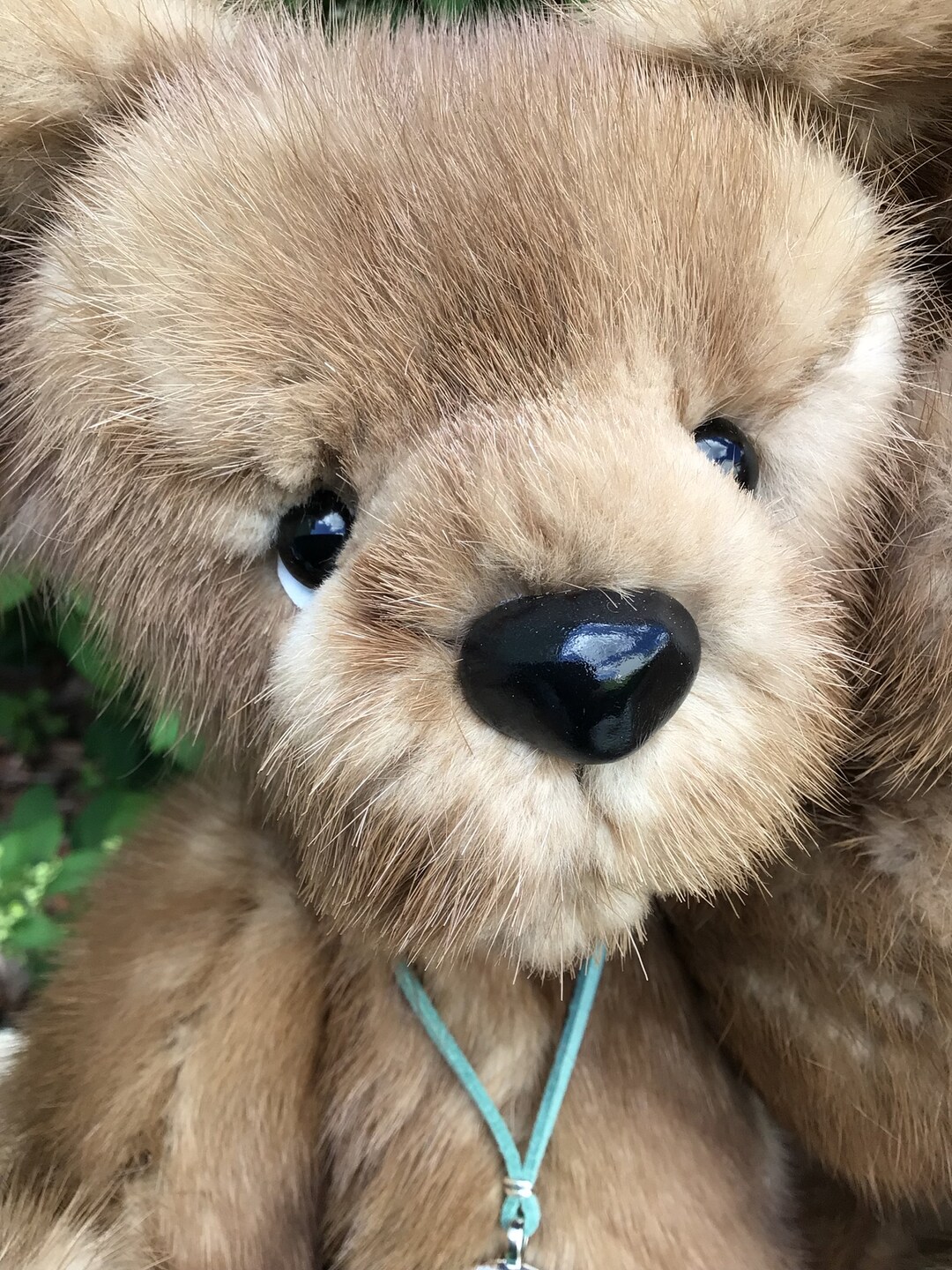 Adorable Golden Tan Real Mink Teddy Bear - Etsy