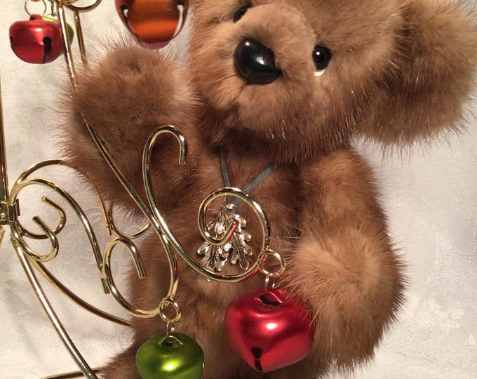 Small Real Mink Teddy Bear - Etsy
