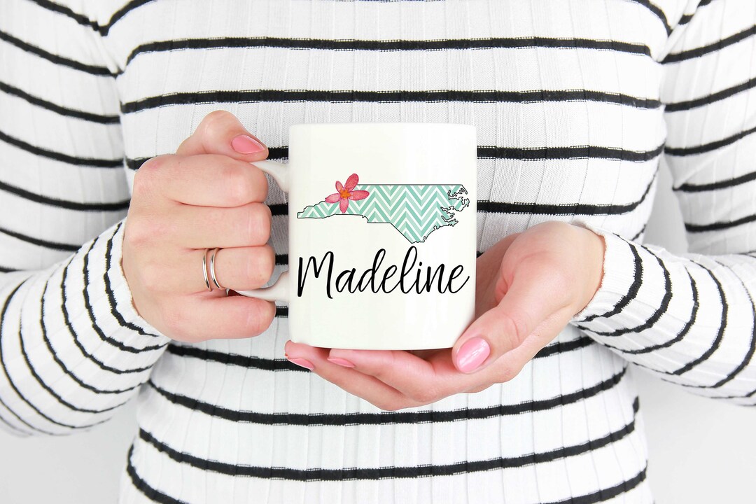 Custom Home State Mug Custom North Carolina Mug North - Etsy