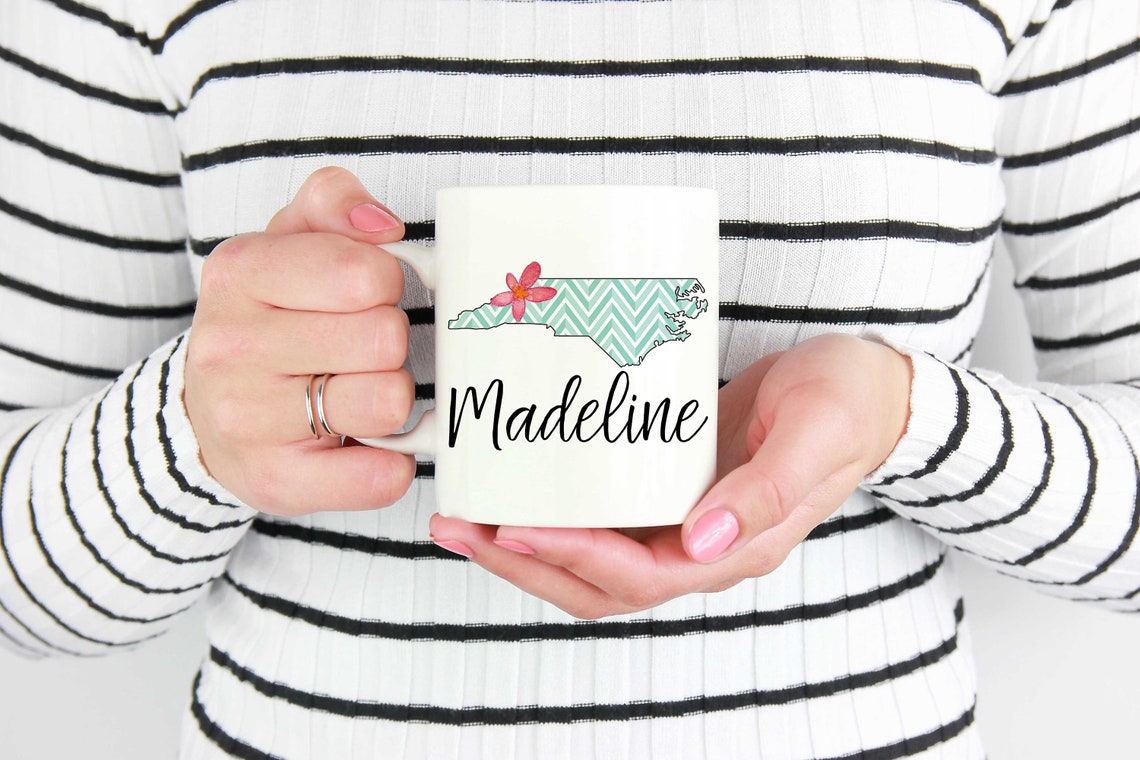 Custom Home State Mug Custom North Carolina Mug North - Etsy